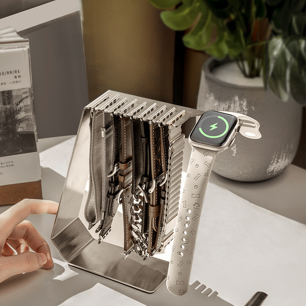 [Holds 9 Bands] Display-Style Metal Stand [Apple Watch] – Apple Watch ...